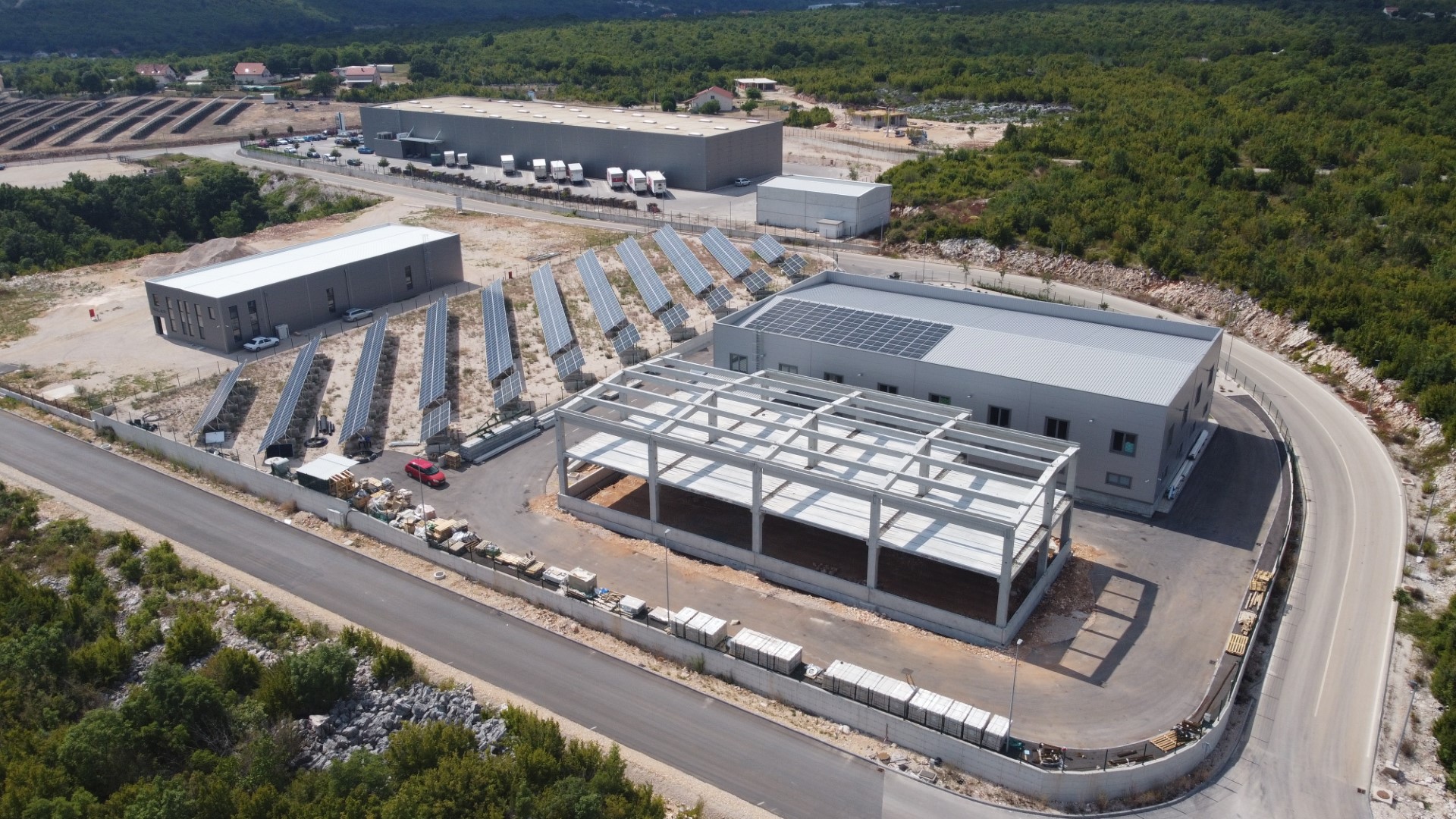 Završena je montaža AB montažne konstrukcije Elcor - Grude - Širbegović ...